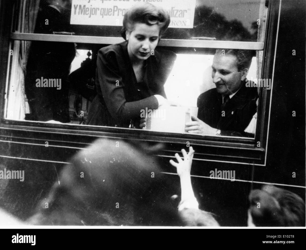 First Lady of Argentina (1946- 1952) Maria Eva Duarte de Peron (May 7 ...