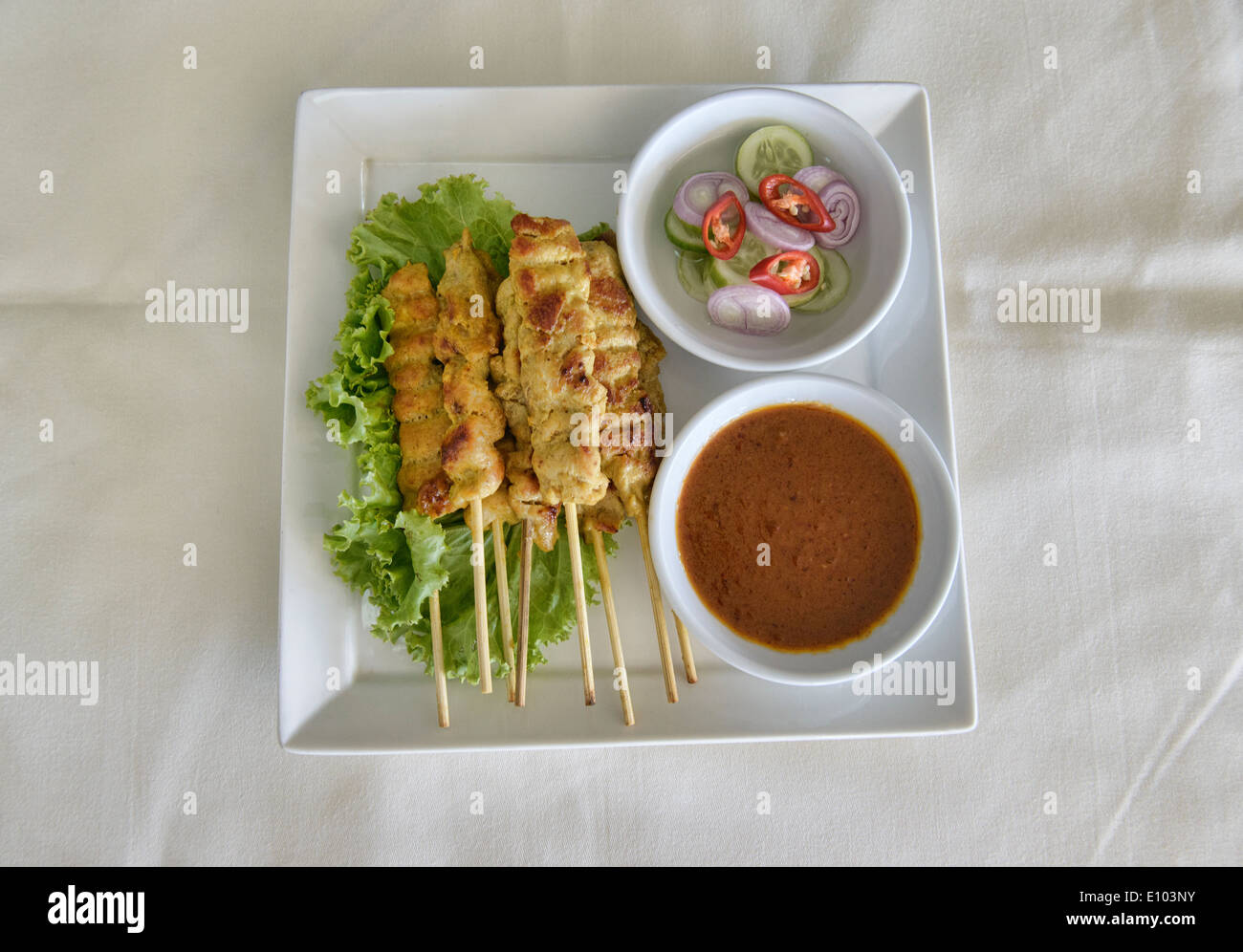 Grilled satay hi-res stock photography and images - Alamy