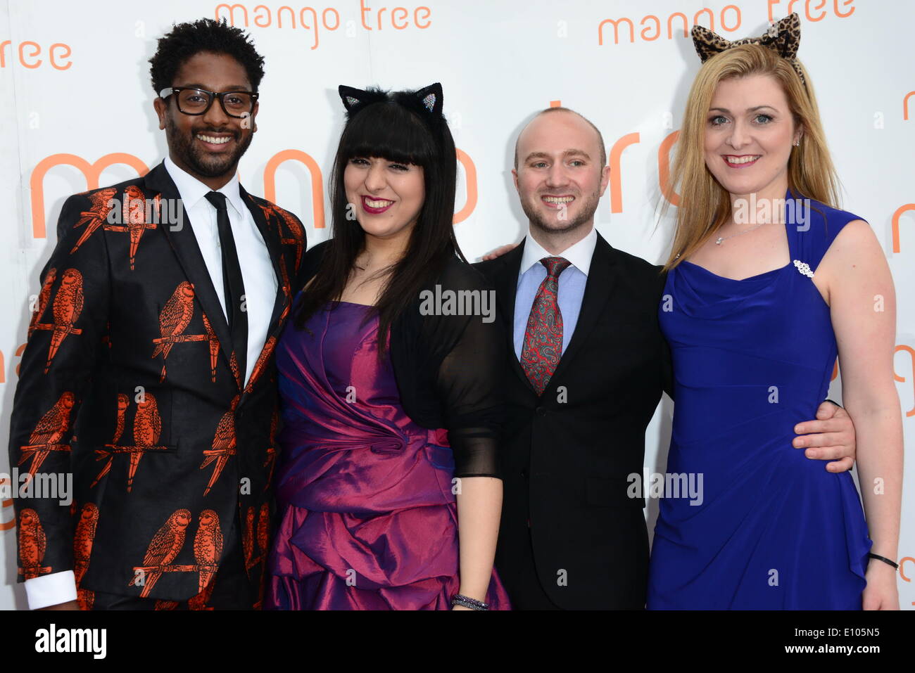London, UK. 20th May 2014. (L) Peter Braithwaite opera singer and ...