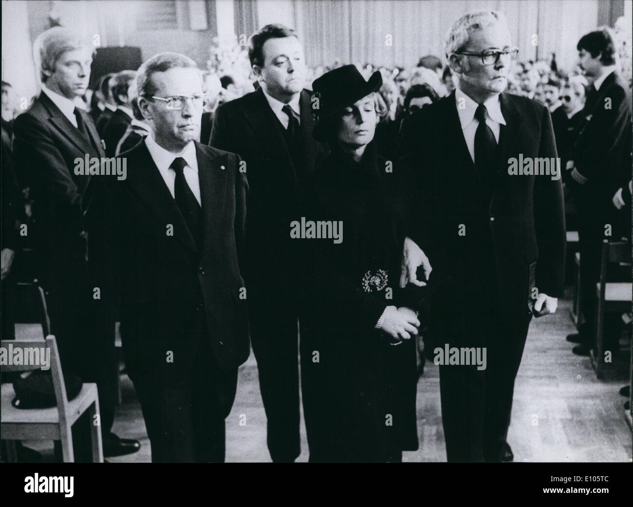Jan. 1, 1970 - Funeral Service for the Murdered Lufthansa-Captain ...