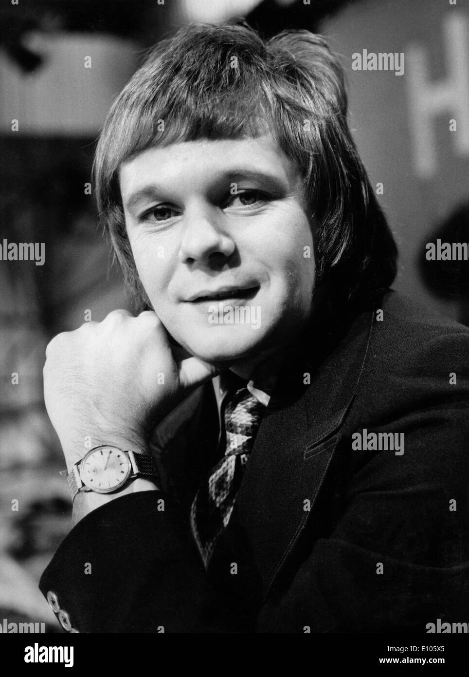 Portrait of singer Graham Bonney Stock Photo - Alamy