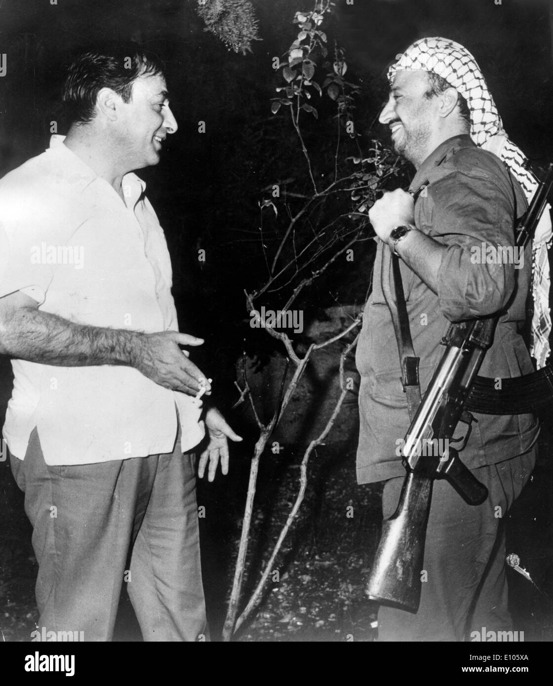 Palestinian Leader Yasser Arafat with Kamal Nasser Stock Photo ... Palestinian Leader Yasser Arafat with Kamal Nasser Stock Photo ...