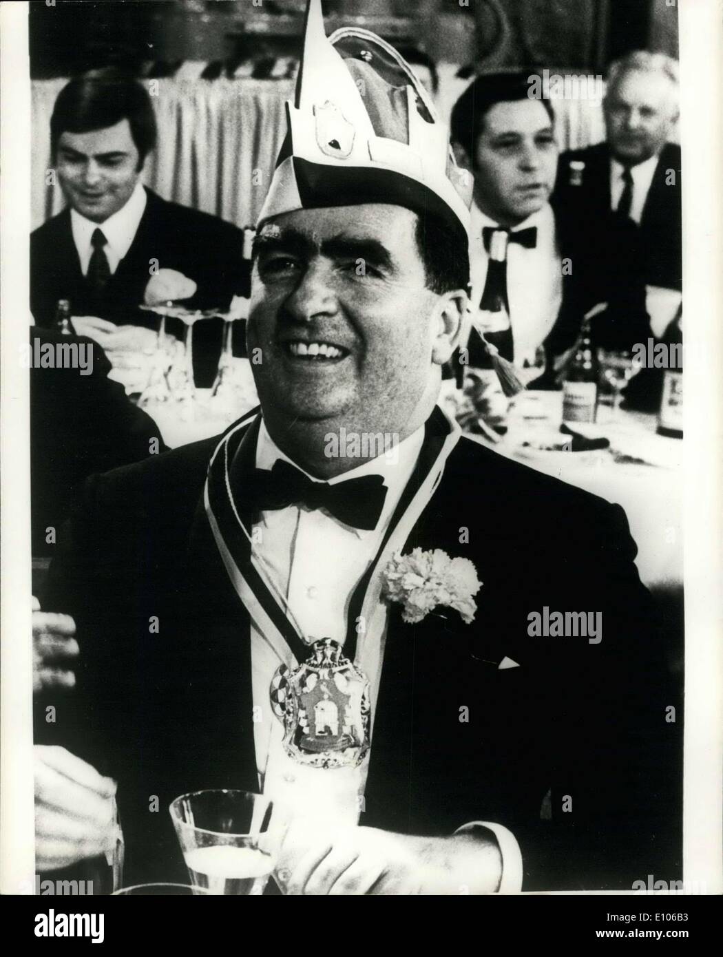 Jan. 20, 1970 - Denis Healey Honoured. Photo shows Mr. Denis Healey ...