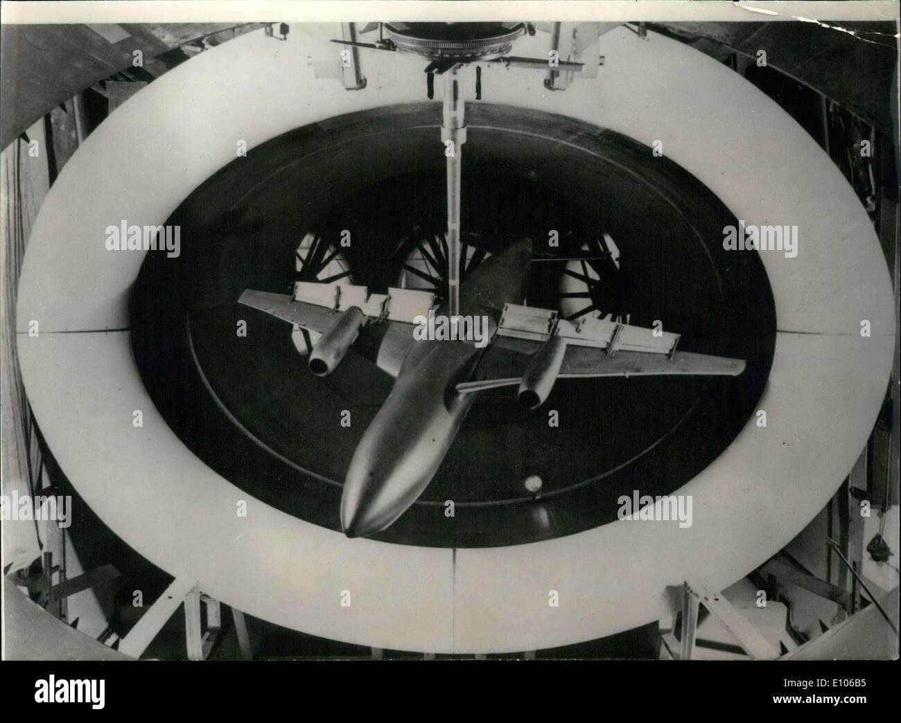 Jan. 20, 1970 - ''Le Mercure'' in a Wind Tunnel Stock Photo - Alamy