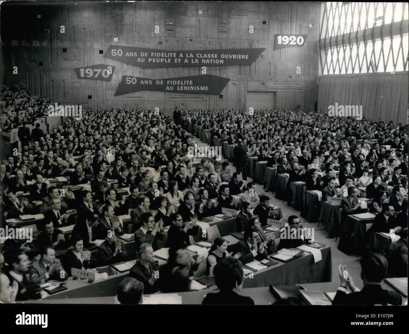 Feb. 02, 1970 - Opening Of French Communist Party Congress: The 19th ...