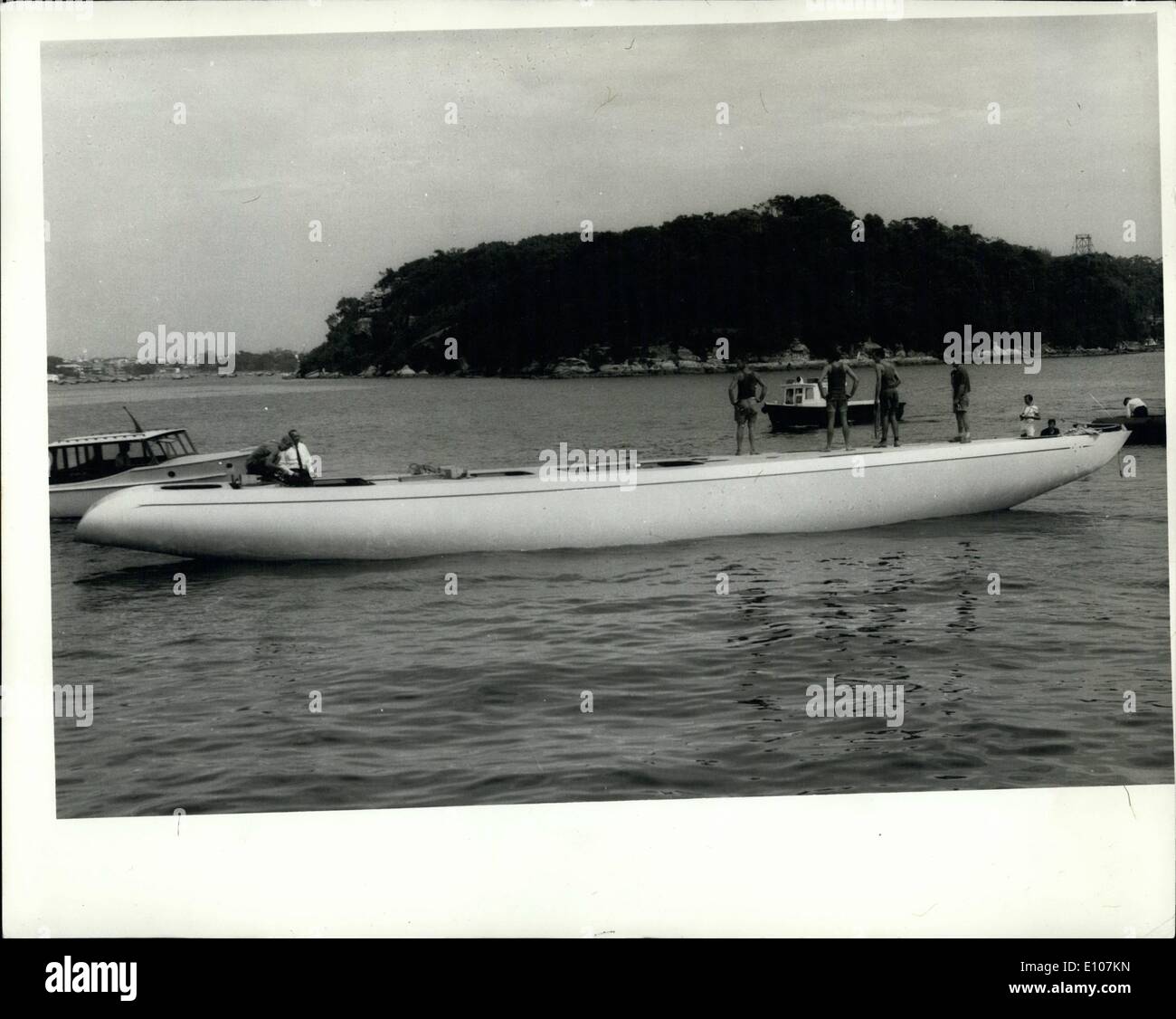 Australias third 12 metre yacht to challenge americas cup hi-res stock ...