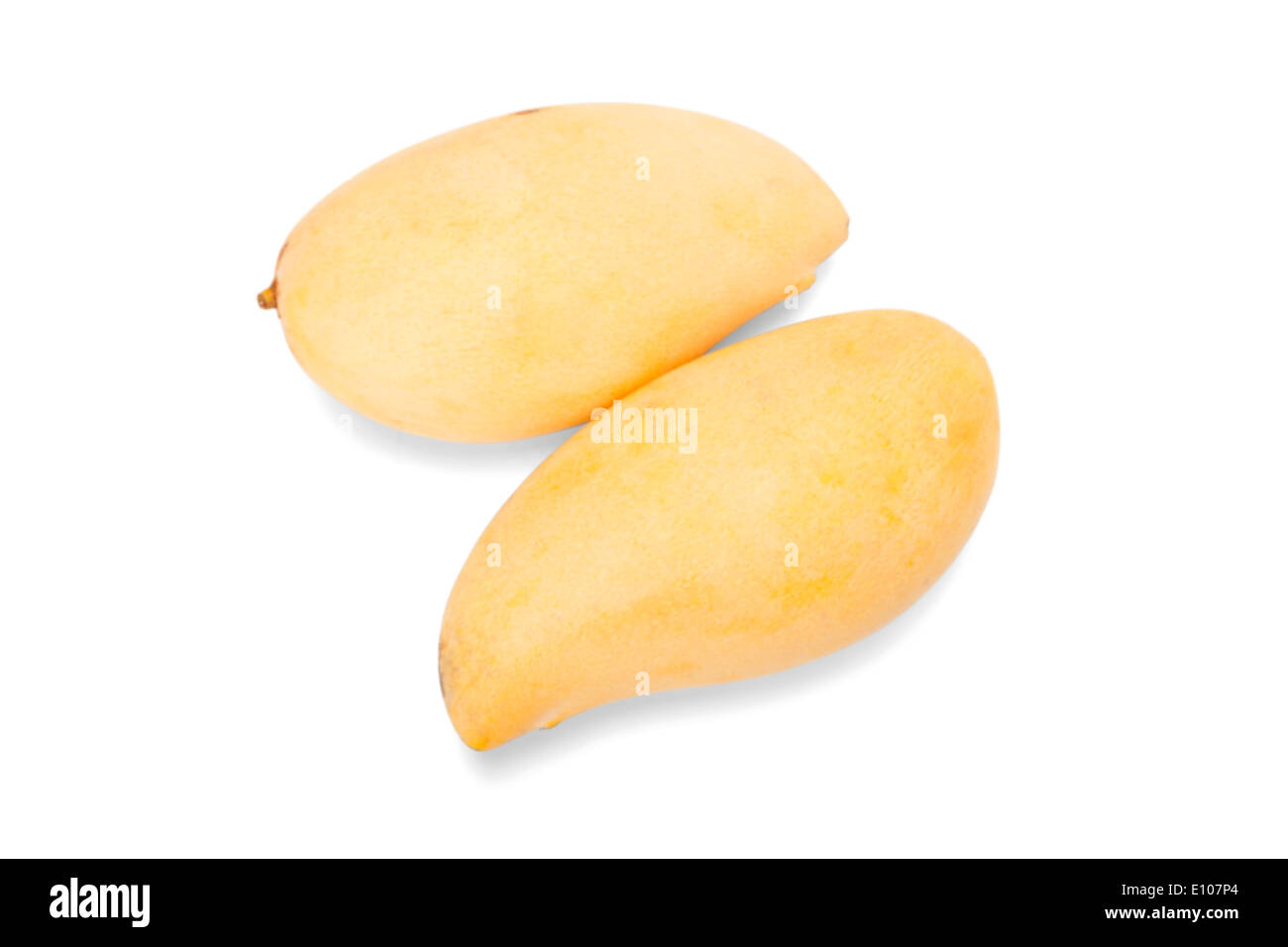 rip mango isolated on white with shadow Stock Photo - Alamy