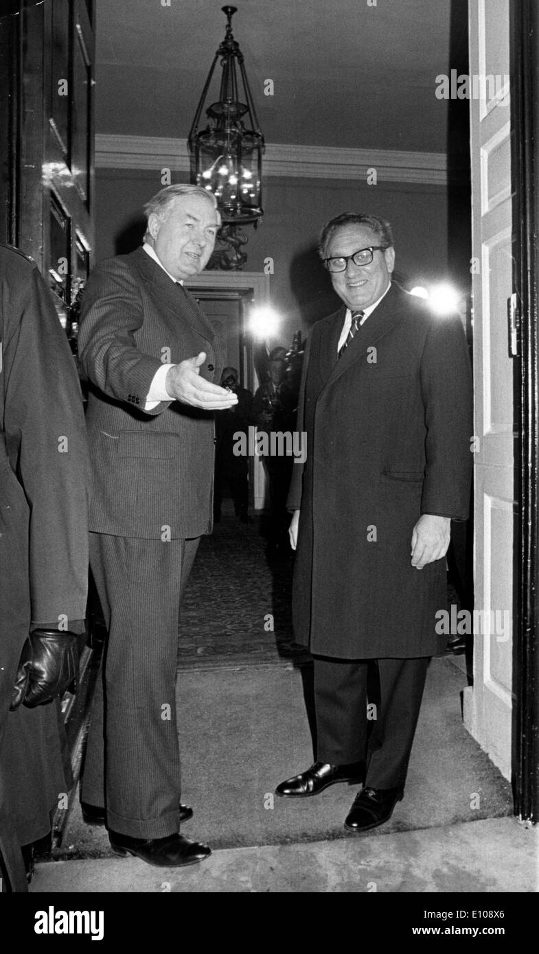 Prime Minister James Callaghan at No. 10 Downing Street Stock Photo - Alamy