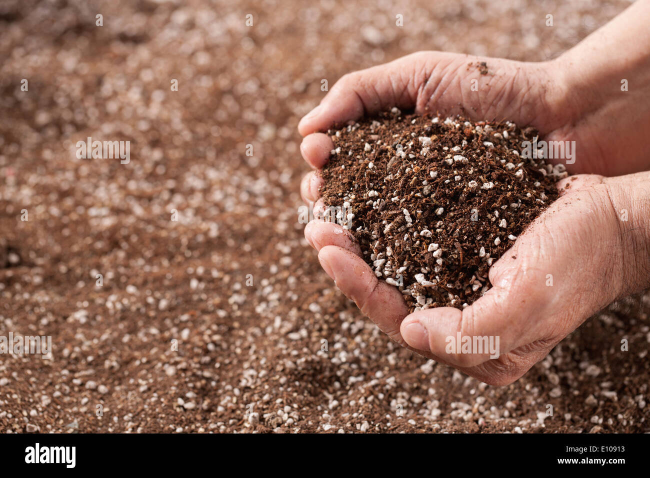 Handful of dirt hi-res stock photography and images - Alamy