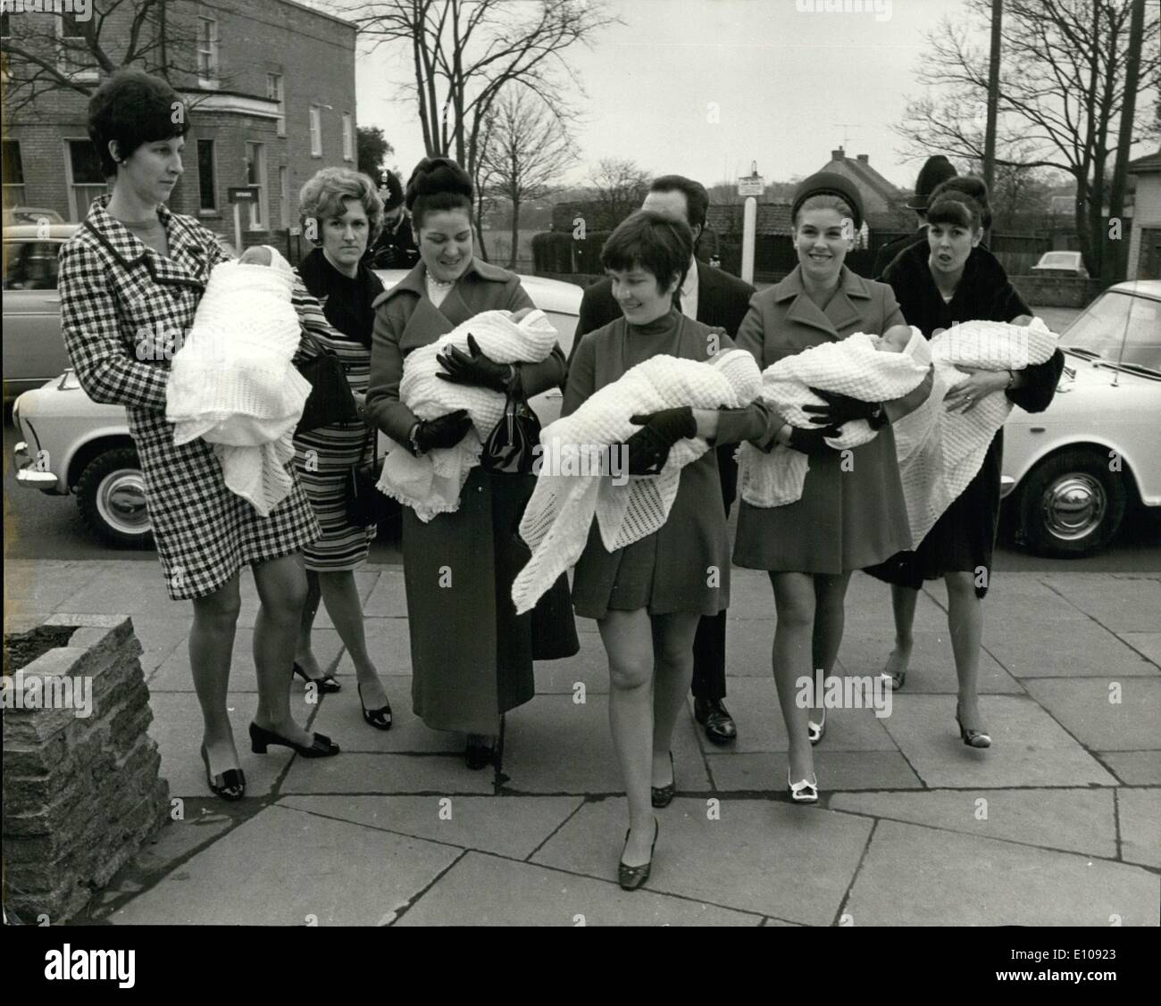 Mar. 03, 1970 - Christening of the Hanson Quins: The Hanson Quins - the ...
