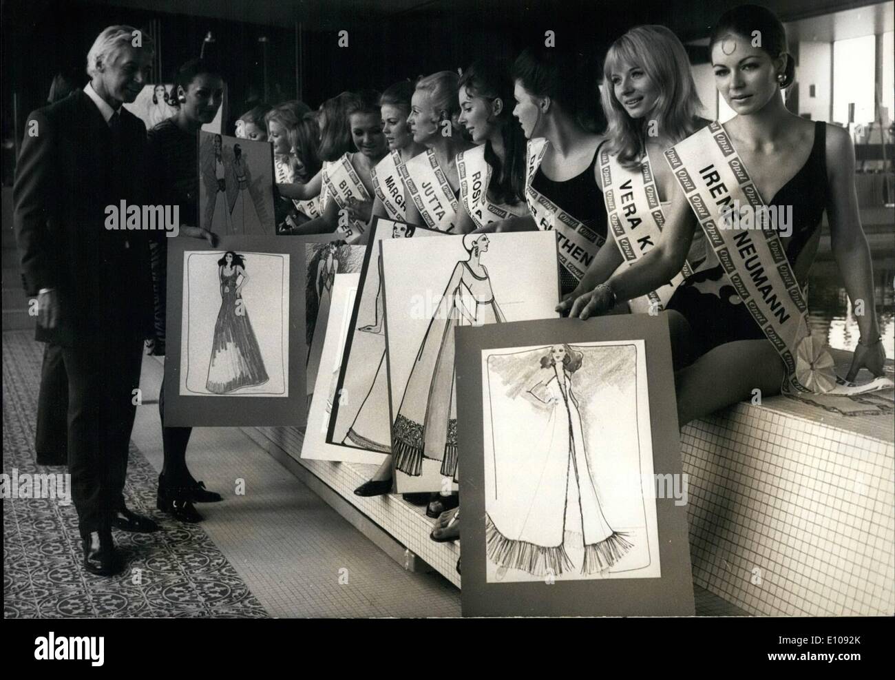 Mar. 03, 1970 - Miss Germany Election 1970: A great number of pretty ...