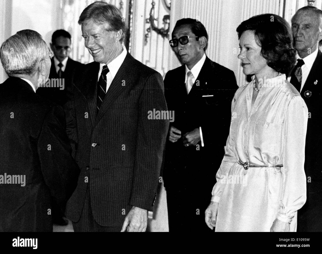 President jimmy carter wife rosalynn hi-res stock photography and ...