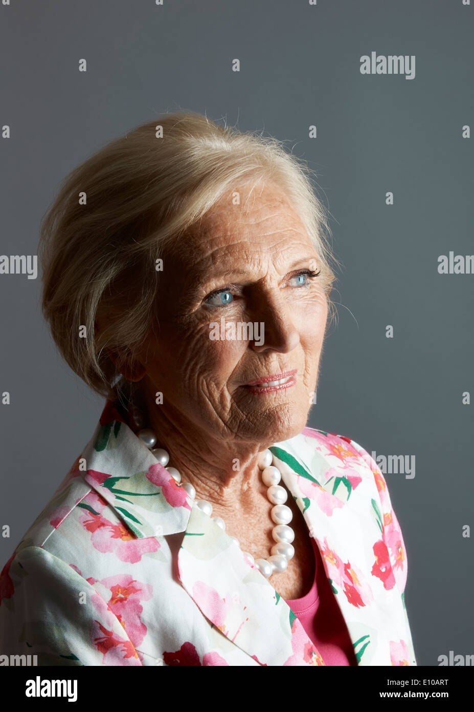 Mary Berry, Portrait Stock Photo - Alamy
