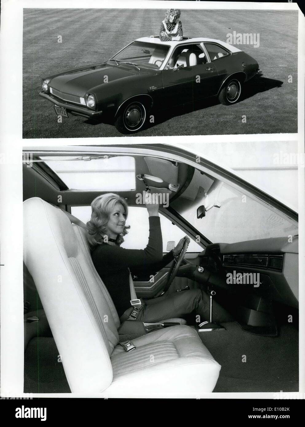 Feb. 24, 1972 - Pinto Sunroof ? A sliding metal sunroof, a popular ...