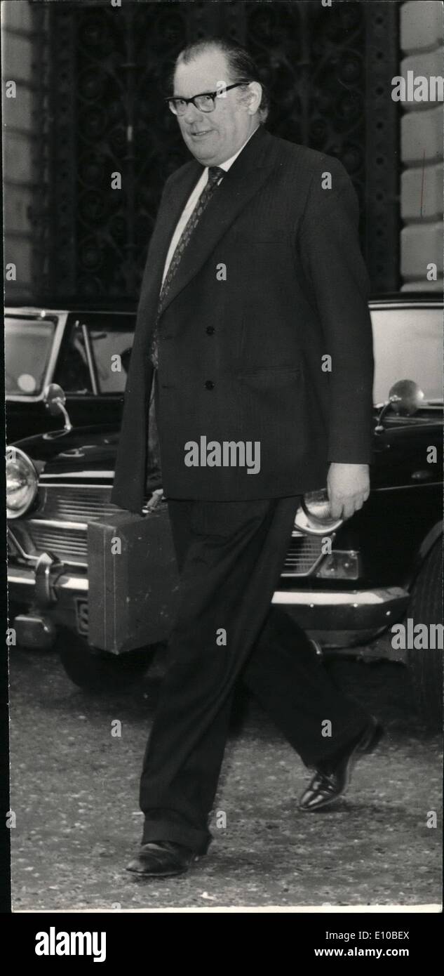 Mar. 03, 1972 - Cabinet Meeting at No. 10 Photo Shows Mr. Reginald ...