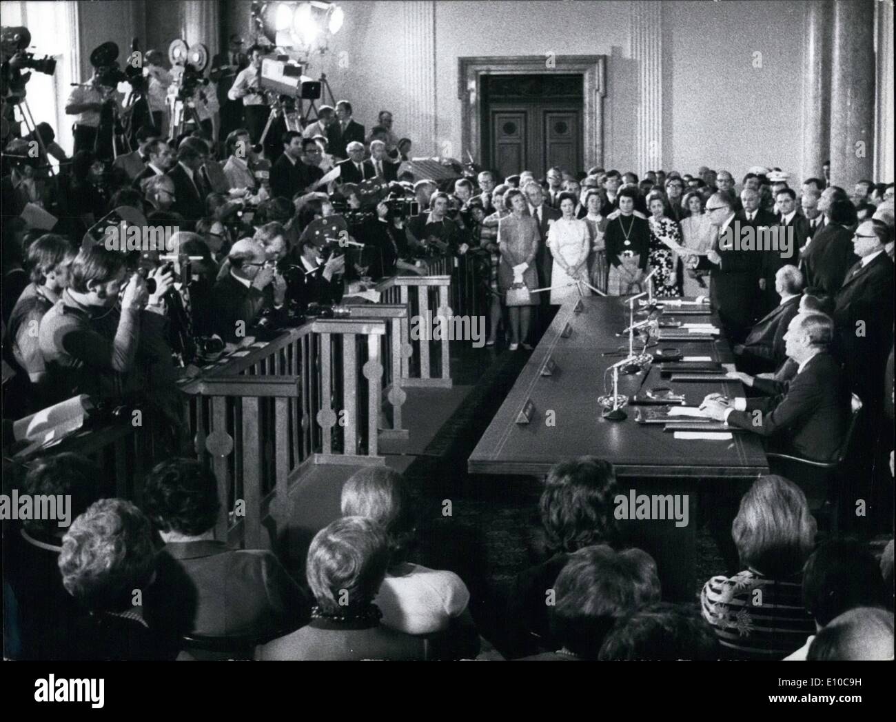 Jun. 06, 1972 - Signing of the Berlin Treaty at the former outrollrot ...