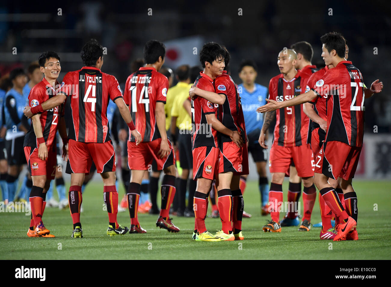 FC Seoul team group, MAY 7, 2014 - Football / Soccer : Yun Il-Lok (C ...