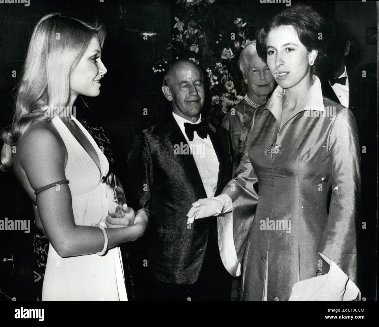 Apr. 04, 1972 - Former Miss World meets Princ: Eva Ruber-Saier, who was ...