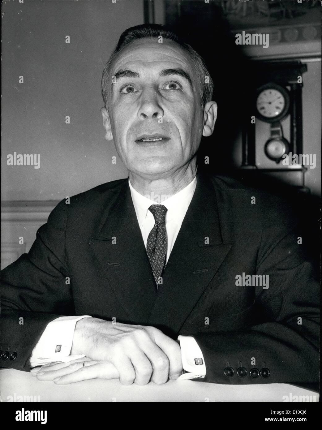 Apr. 04, 1972 - France's New Ambassador To Britain: Photo Shows M ...