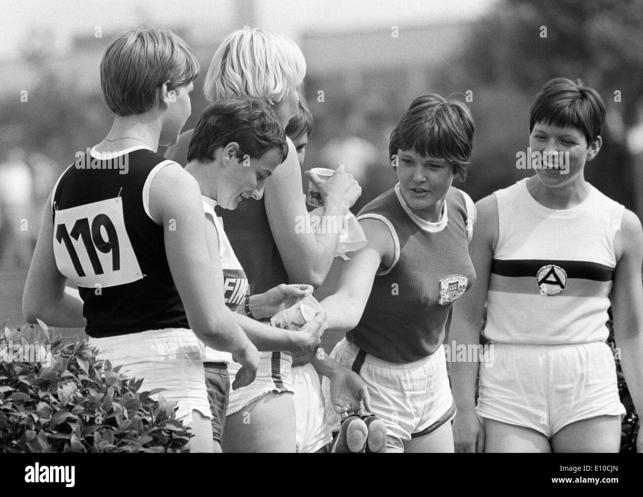 German athlete athletes woman Black and White Stock Photos & Images - Alamy