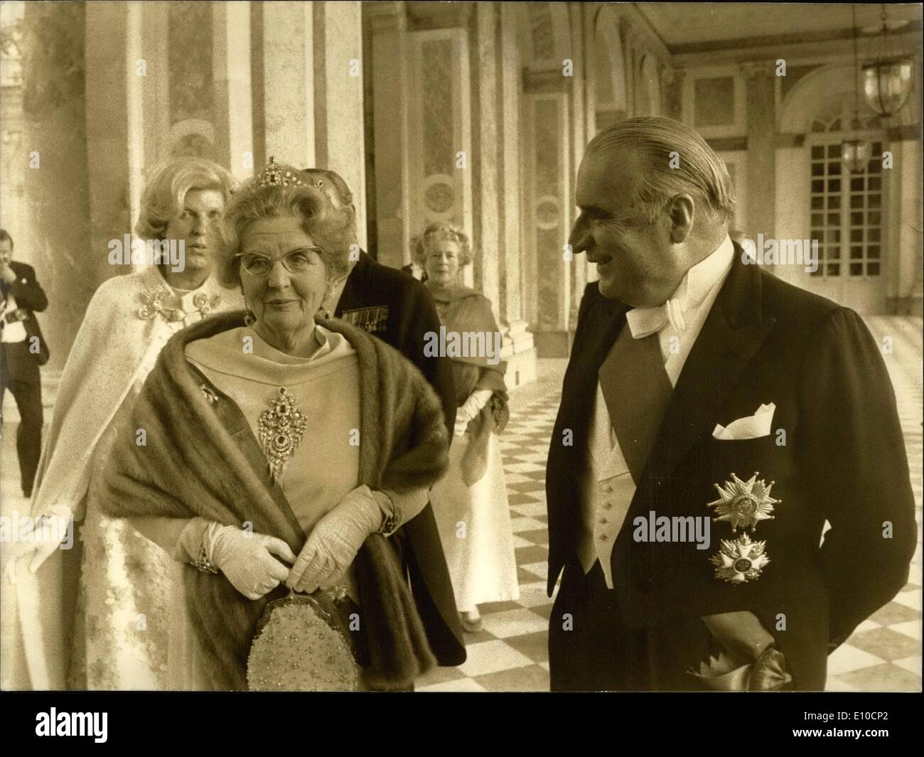 Jun. 20, 1972 - After the first day of the Dutch royalty's official ...