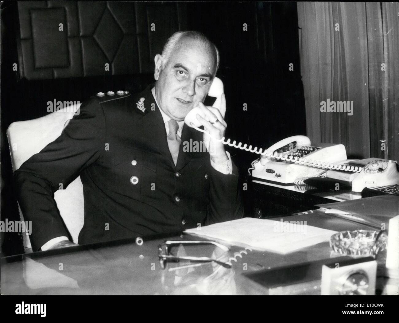 Apr. 04, 1972 - President Alejandro Lanusse of Argentina Here is also a ...