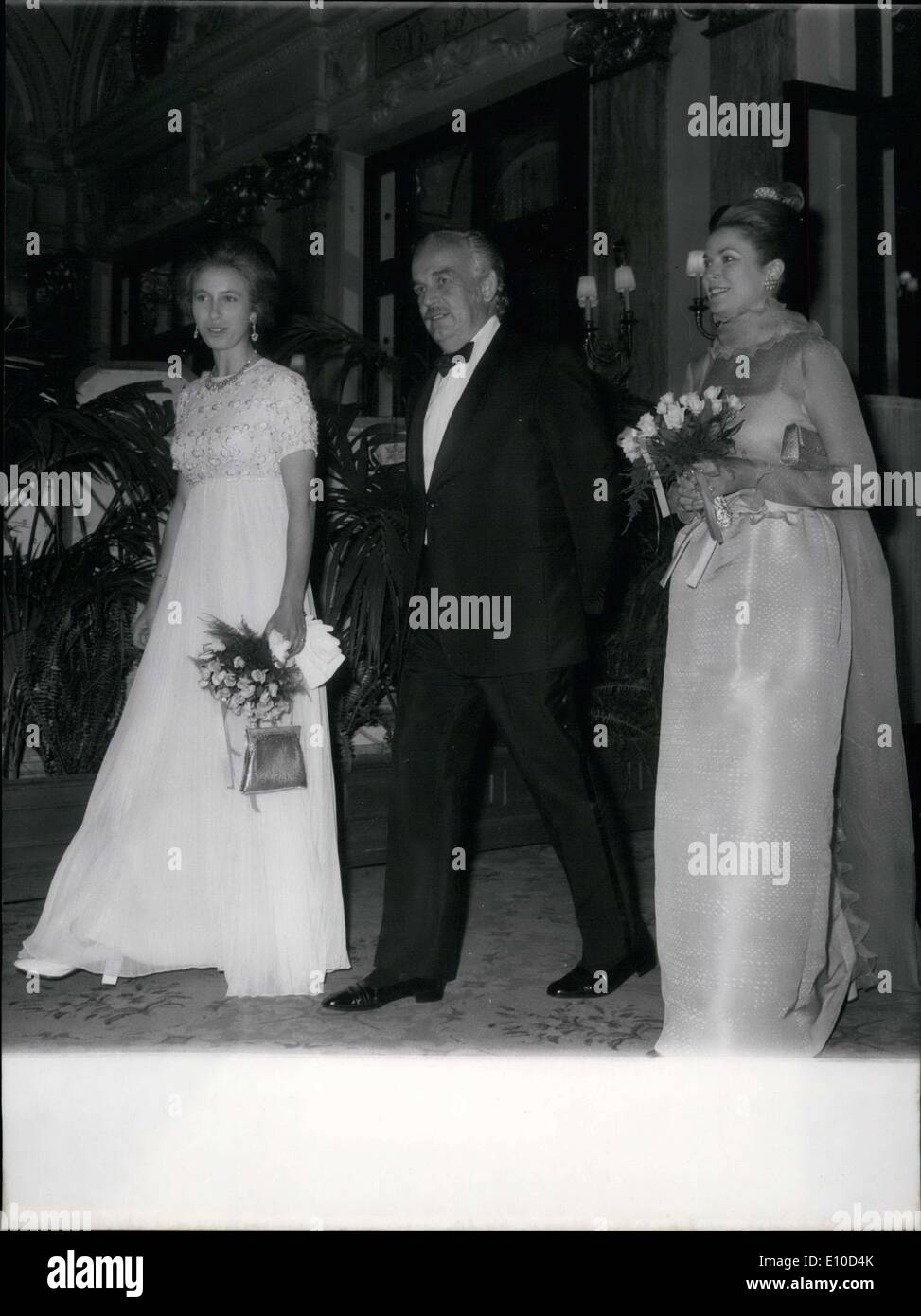 Jun. 27, 1972 - Princess Grace, Prince Rainer, and Princess Anne in ...