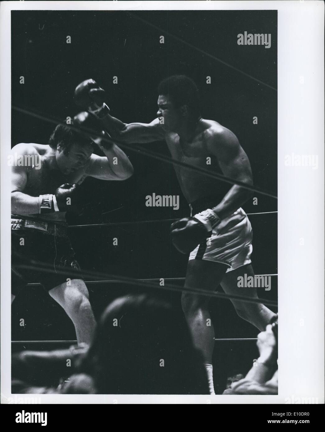 May 05, 1972 - Muhammad Ali - George Chuvalo Fight Vancouver Stock ...