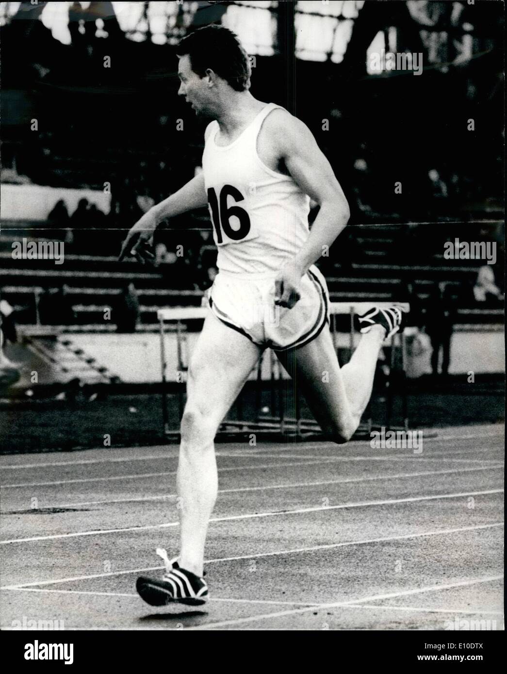 May 05, 1972 - David Jenkins Wins at Crystal Palace. Photo Shows David ...
