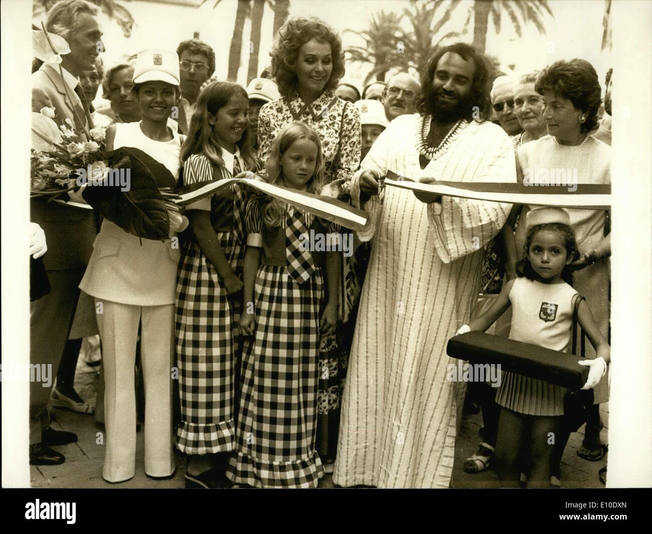 Jul. 24, 1972 - Here is the Greek singer Demis Roussos with comedian ...