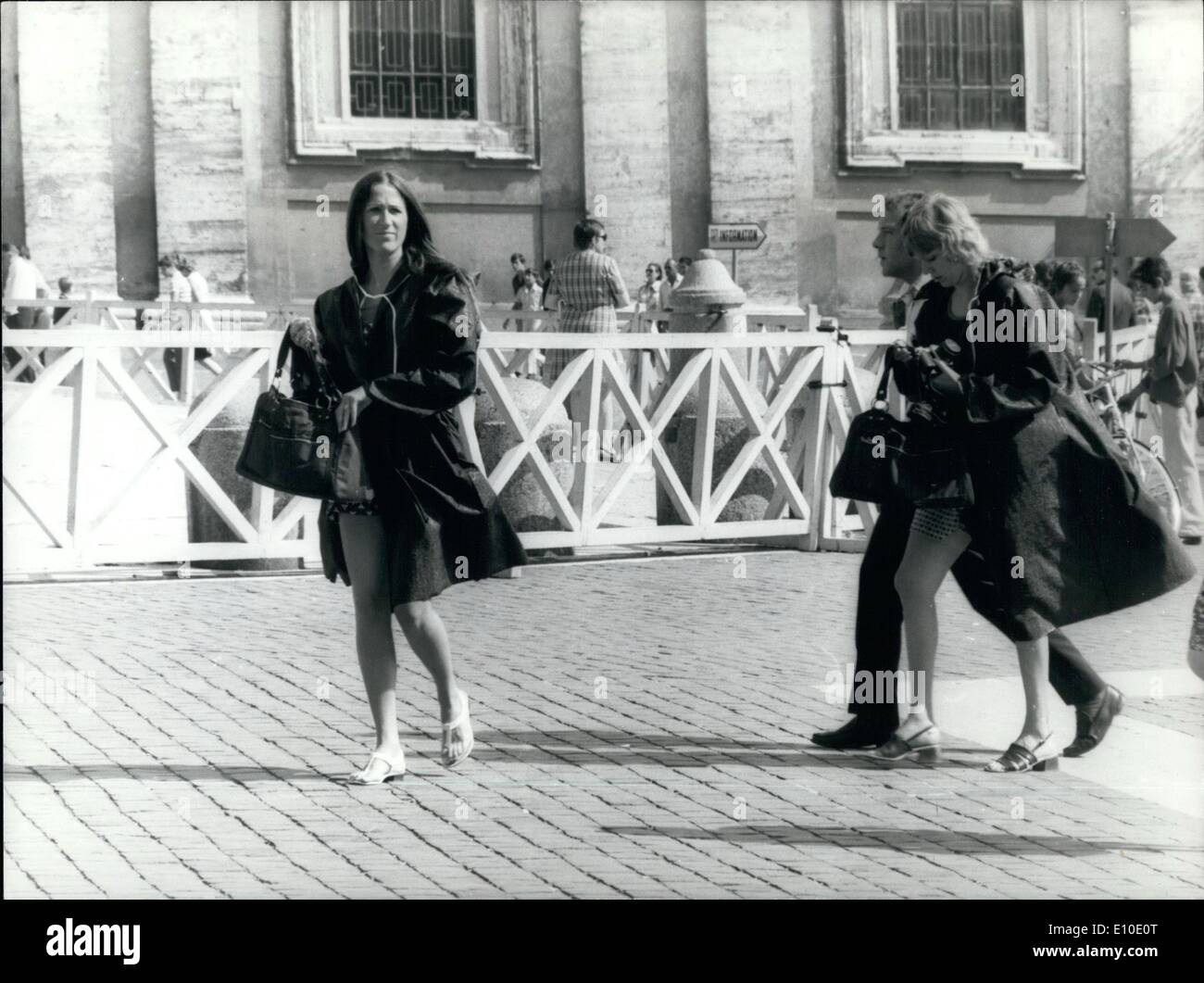 Aug. 08, 1972 - The Vatican allowed immodestly dressed persons to enter ...