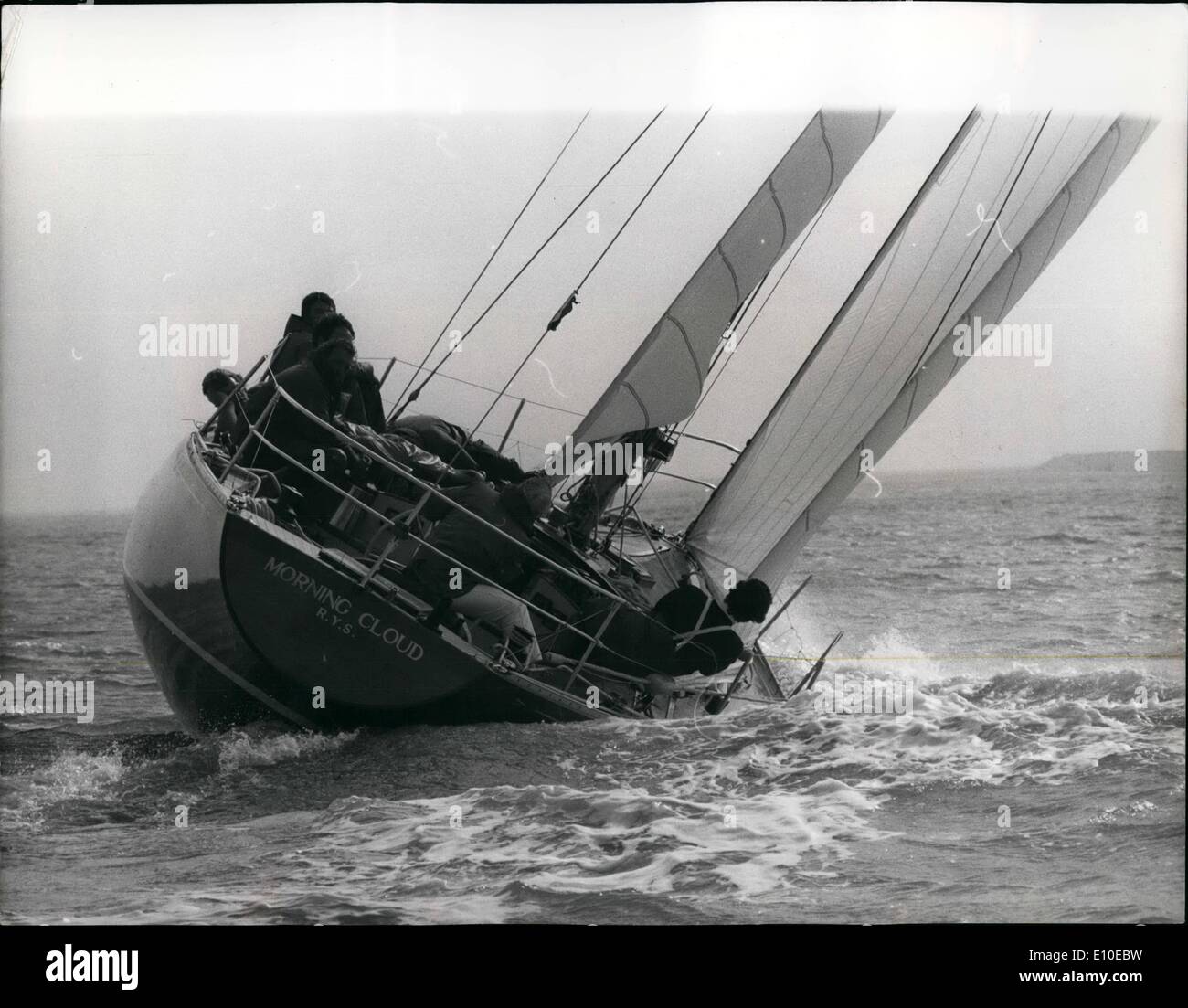 Aug. 08, 1972 - Yachting At Burnham. Premier Wins In ''Morning Cloud ...