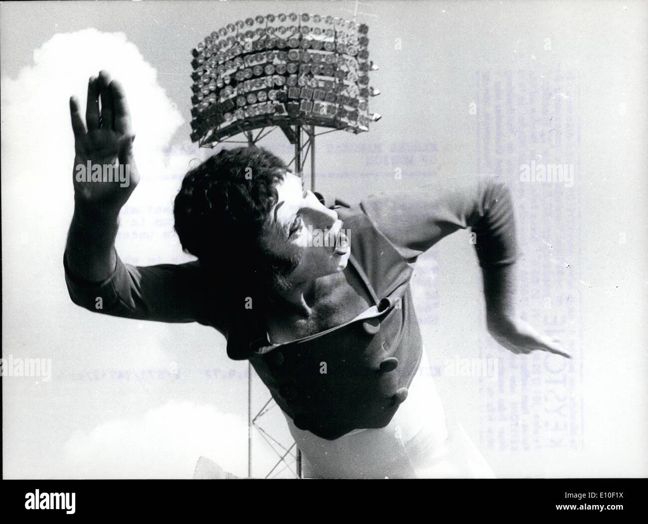 Sep. 09, 1972 - Marcel Marceau Filming In The Olympic Stadium Of Munich ...