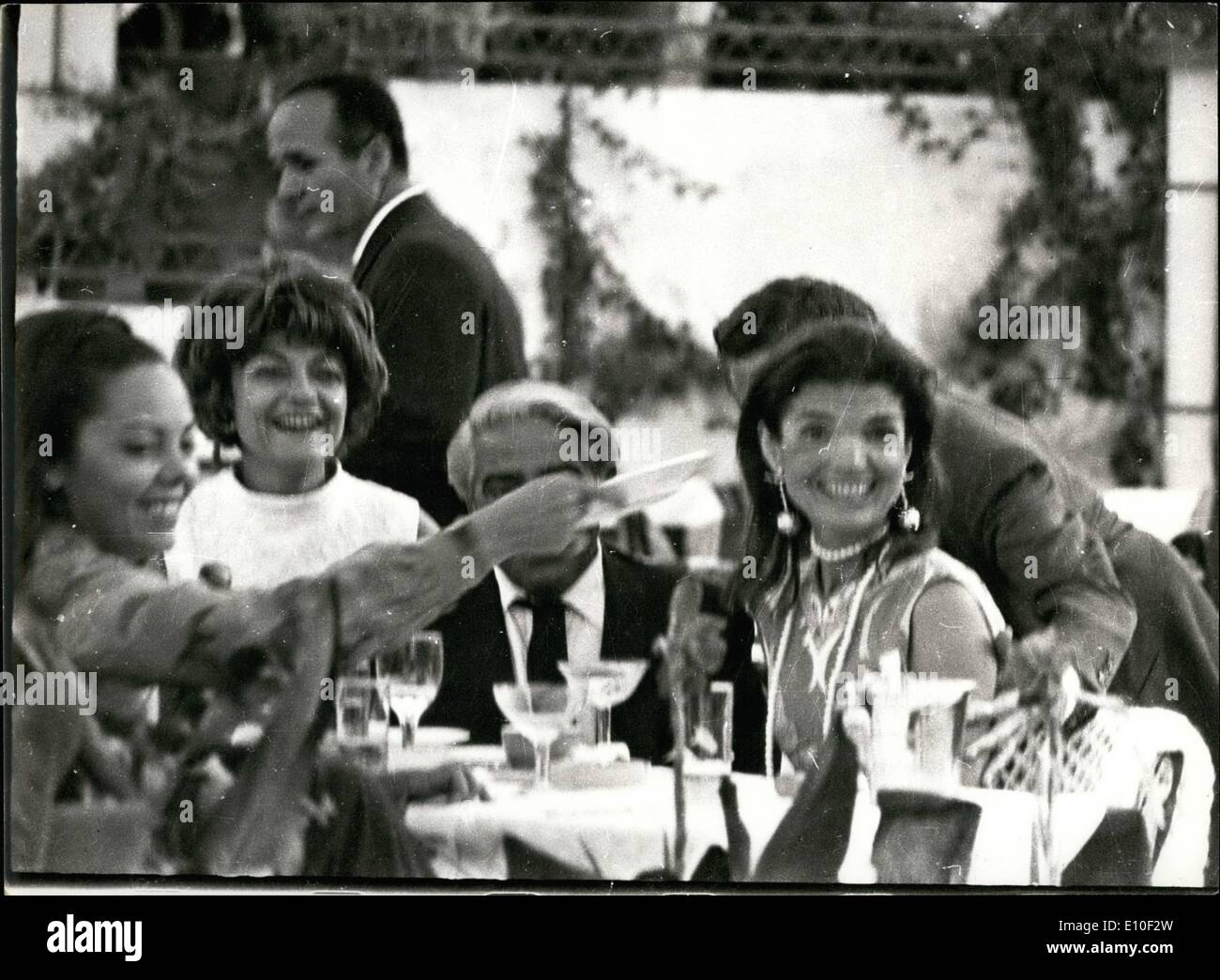 Sep. 09, 1972 - Helen Kapetanaki Pamela throwing plates to create a ...
