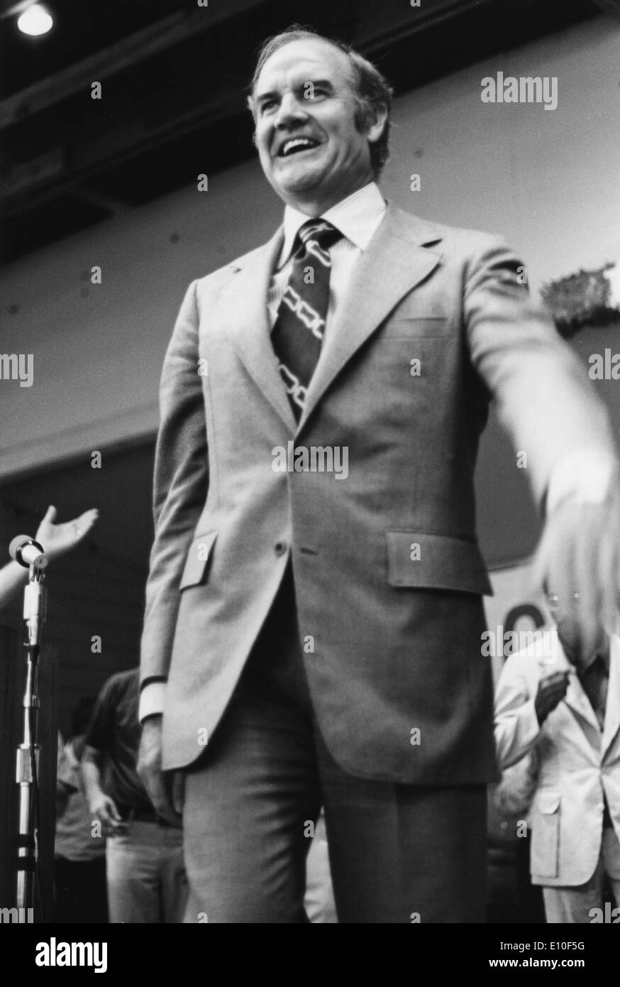 Senator GEORGE MCGOVERN made his first appearance in California since ...