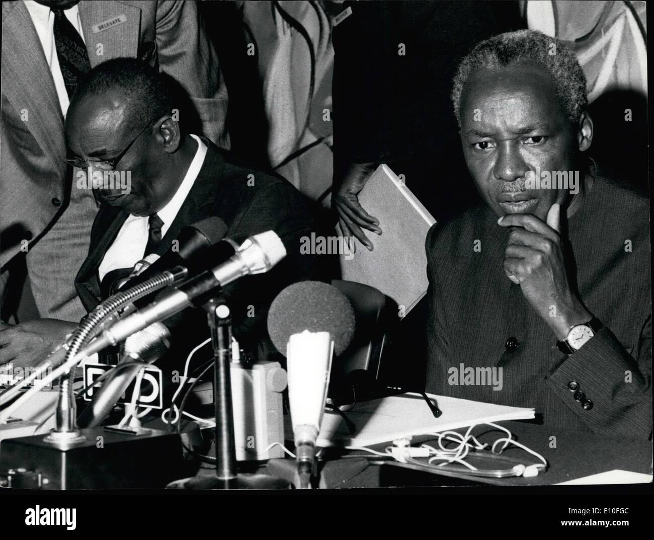 Sep. 09, 1972 - President Nyerere R & Chairman President Mohamed Siad ...