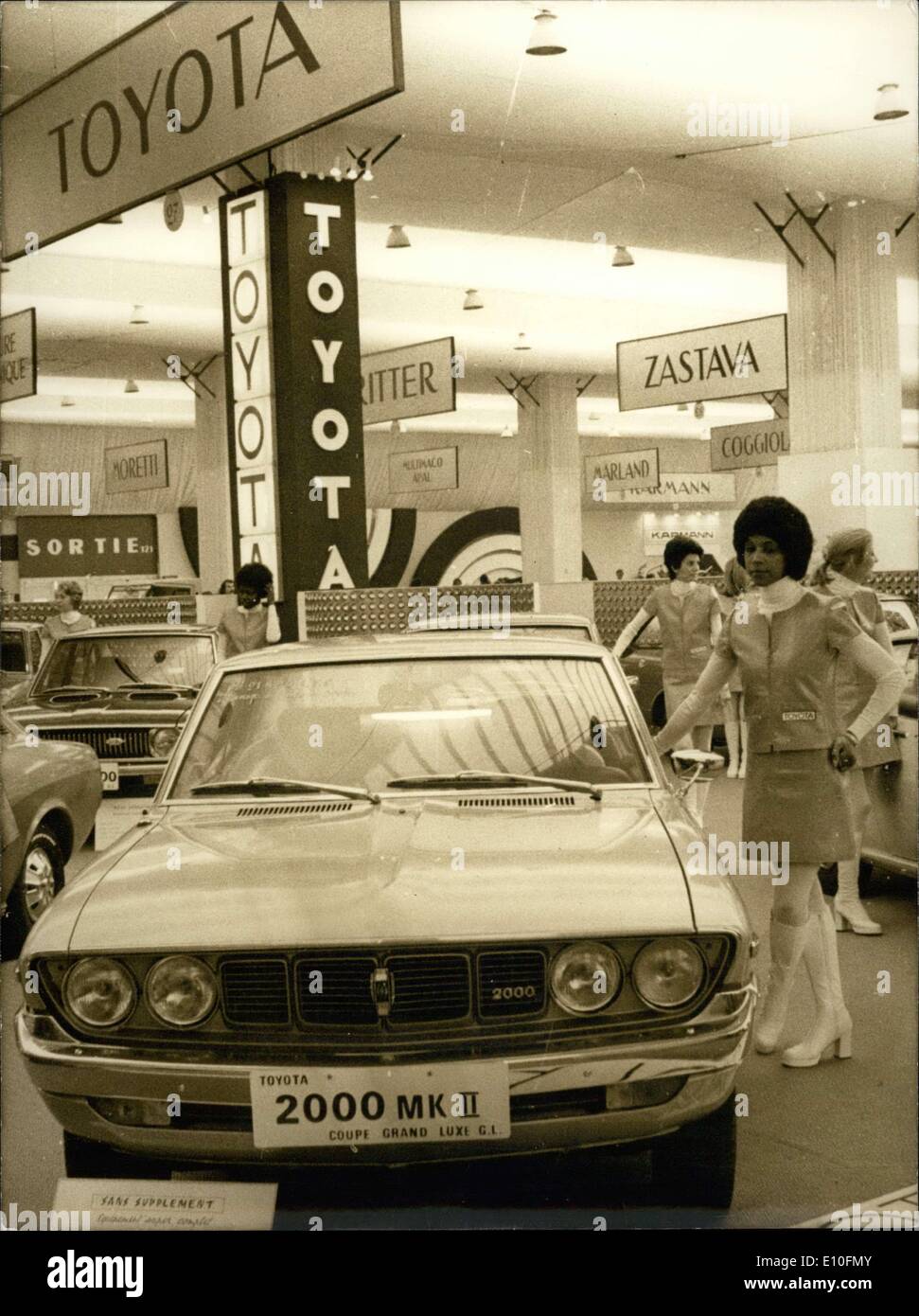 Oct. 05, 1972 - Paris International Auto Show Opens Toyota LA 2000 MK ...
