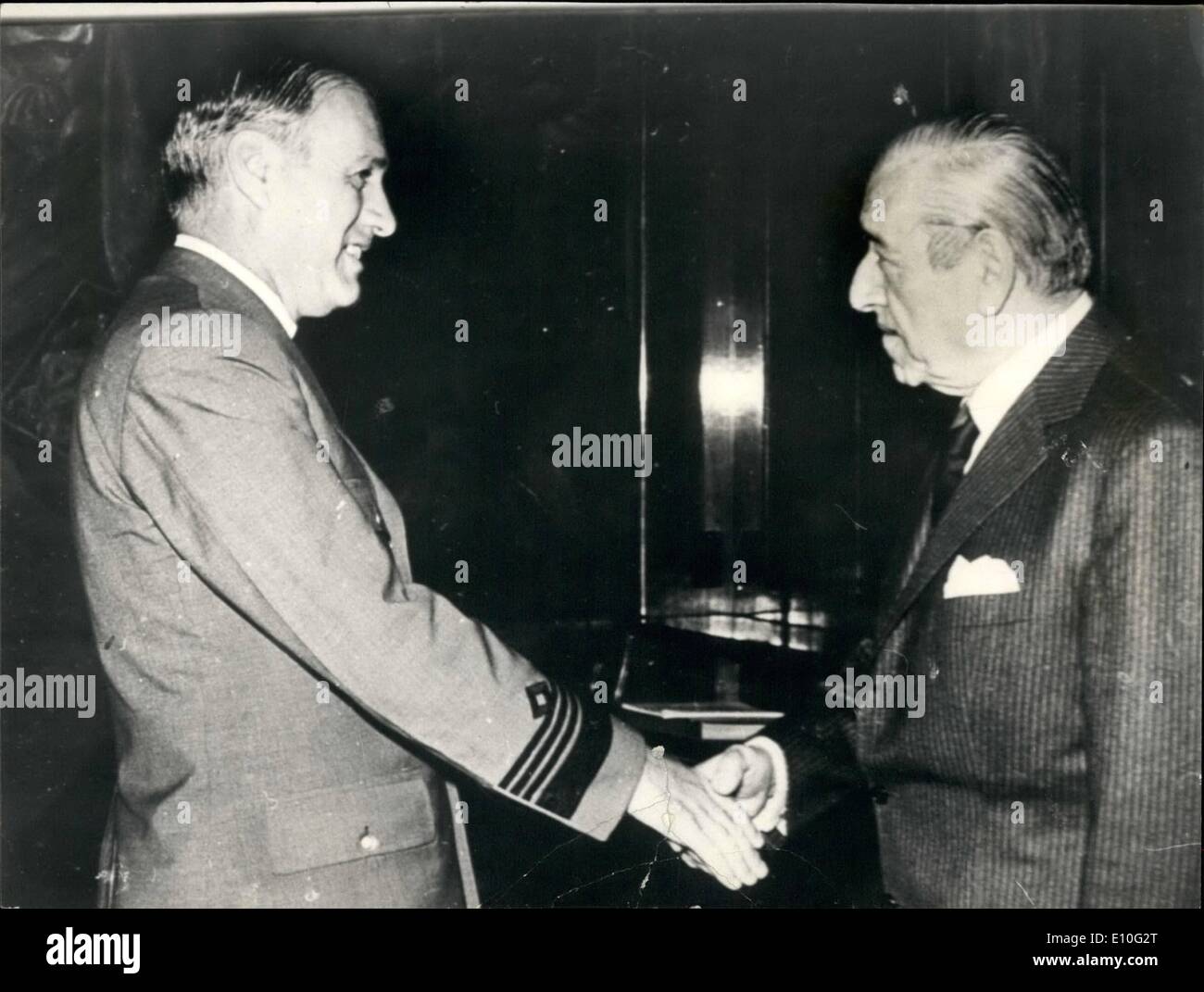 Oct. 10, 1972 - A Proposition of Ex-President Peron of Argentina. It ...
