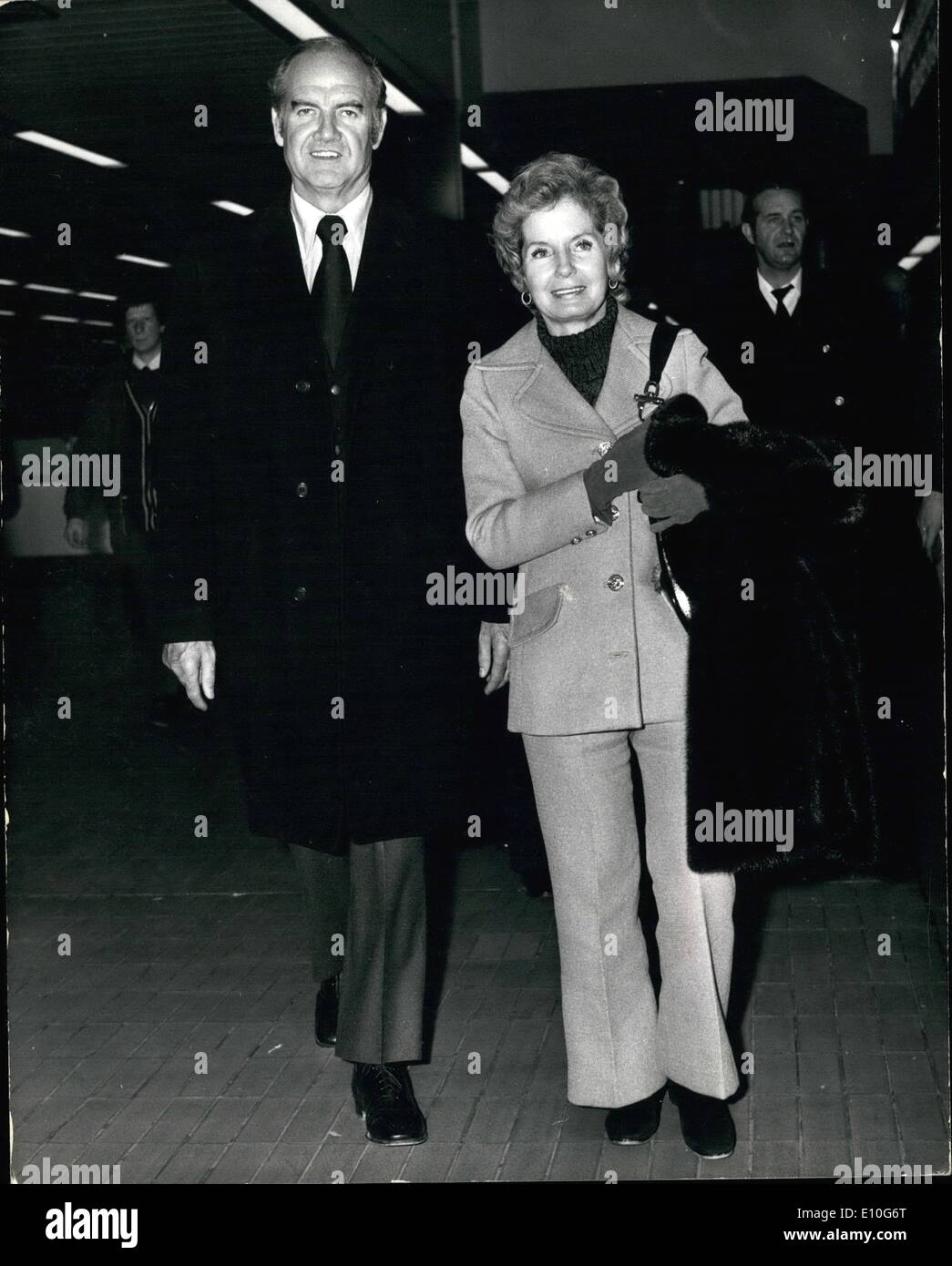 Jan. 01, 1973 - Senator McGovern Arrives In London. Photo shows Senator ...