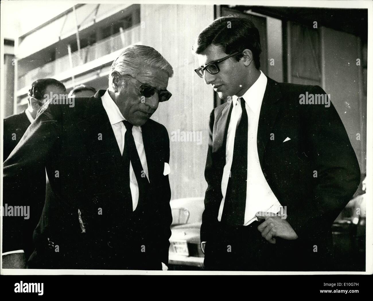 Jan. 01, 1973 - The last photo of father and son Onassis in 1943 ...