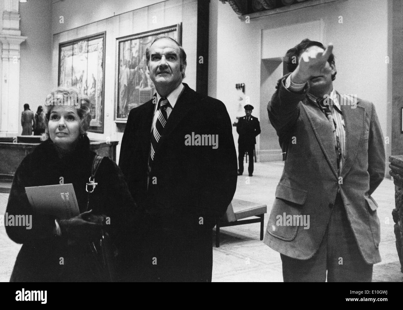 Senator of South Dakota GEORGE MCGOVERN tours Victoria and Albert ...