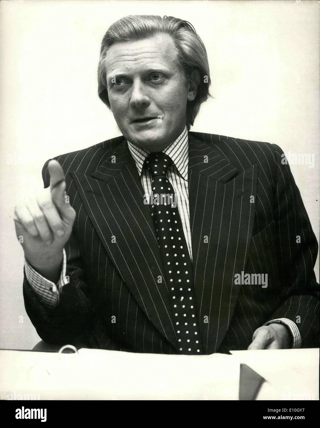 Aerospace minister michael heseltine hi-res stock photography and ...