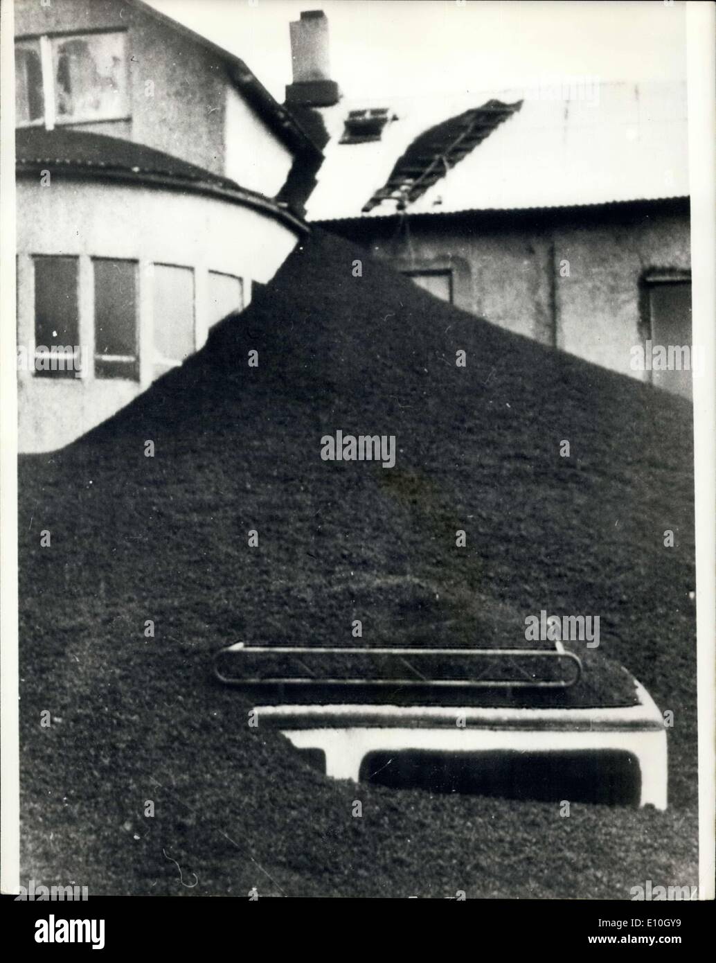 Feb. 01, 1973 - Town Buried In Volcanic Ash The buildings in the town ...