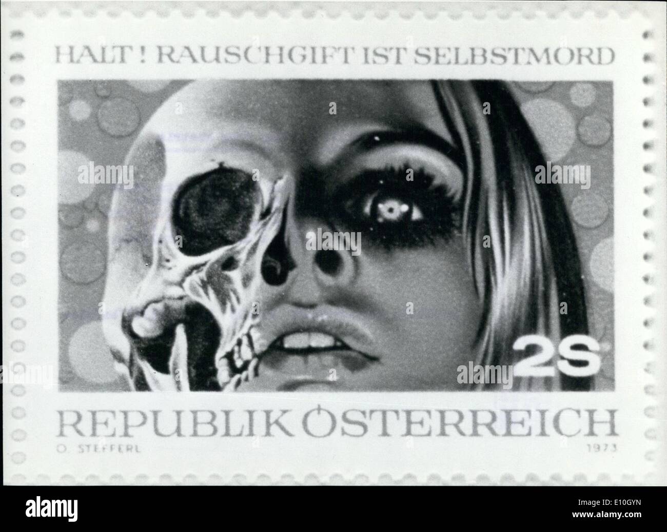Feb. 02, 1973 - Anti -drug addiction Stamp from Austria: The Austrian ...