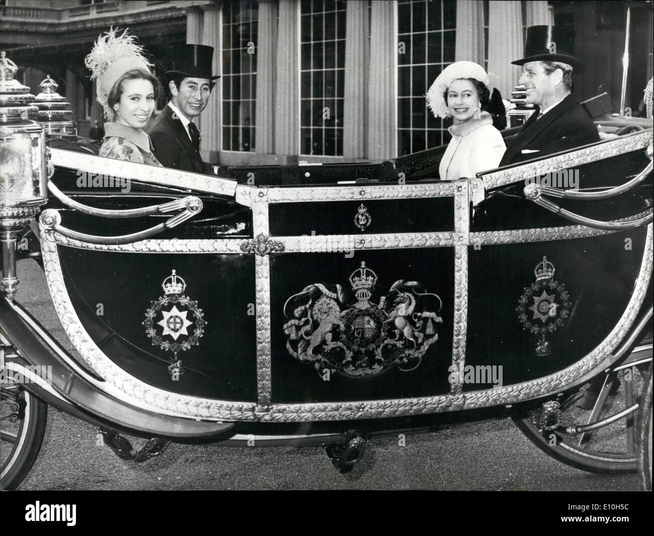 Nov. 11, 1972 - Queen;'s Silver Wedding Anniversary: Photo Shows The ...