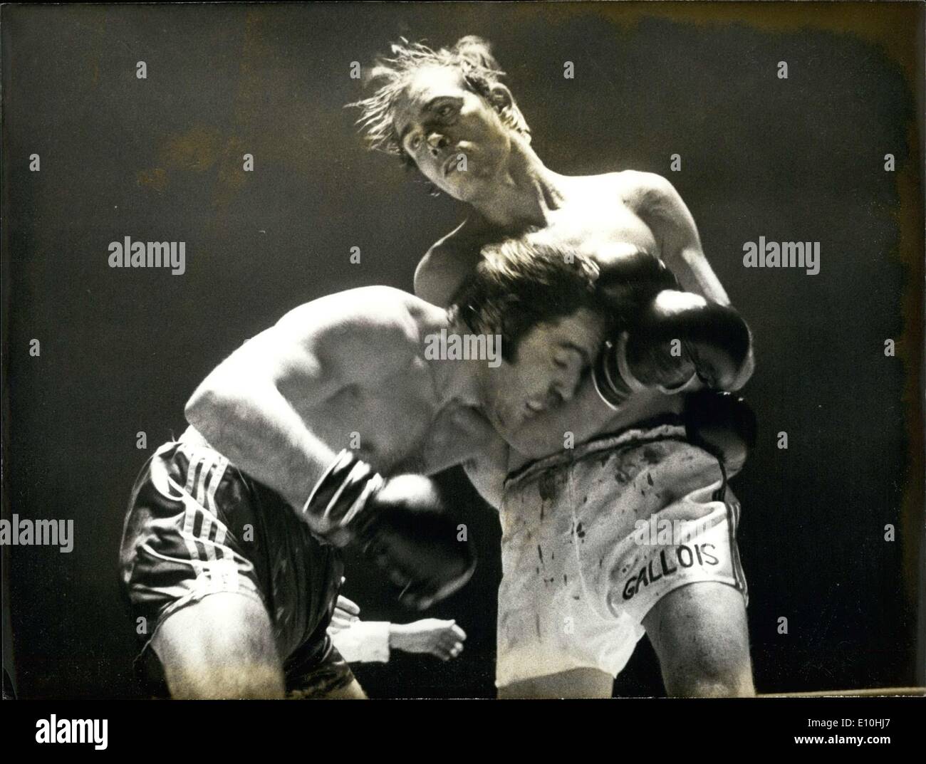Dec. 05, 1972 - Marcel Cerdan & Robert Gallois Winner Boxing Match ...
