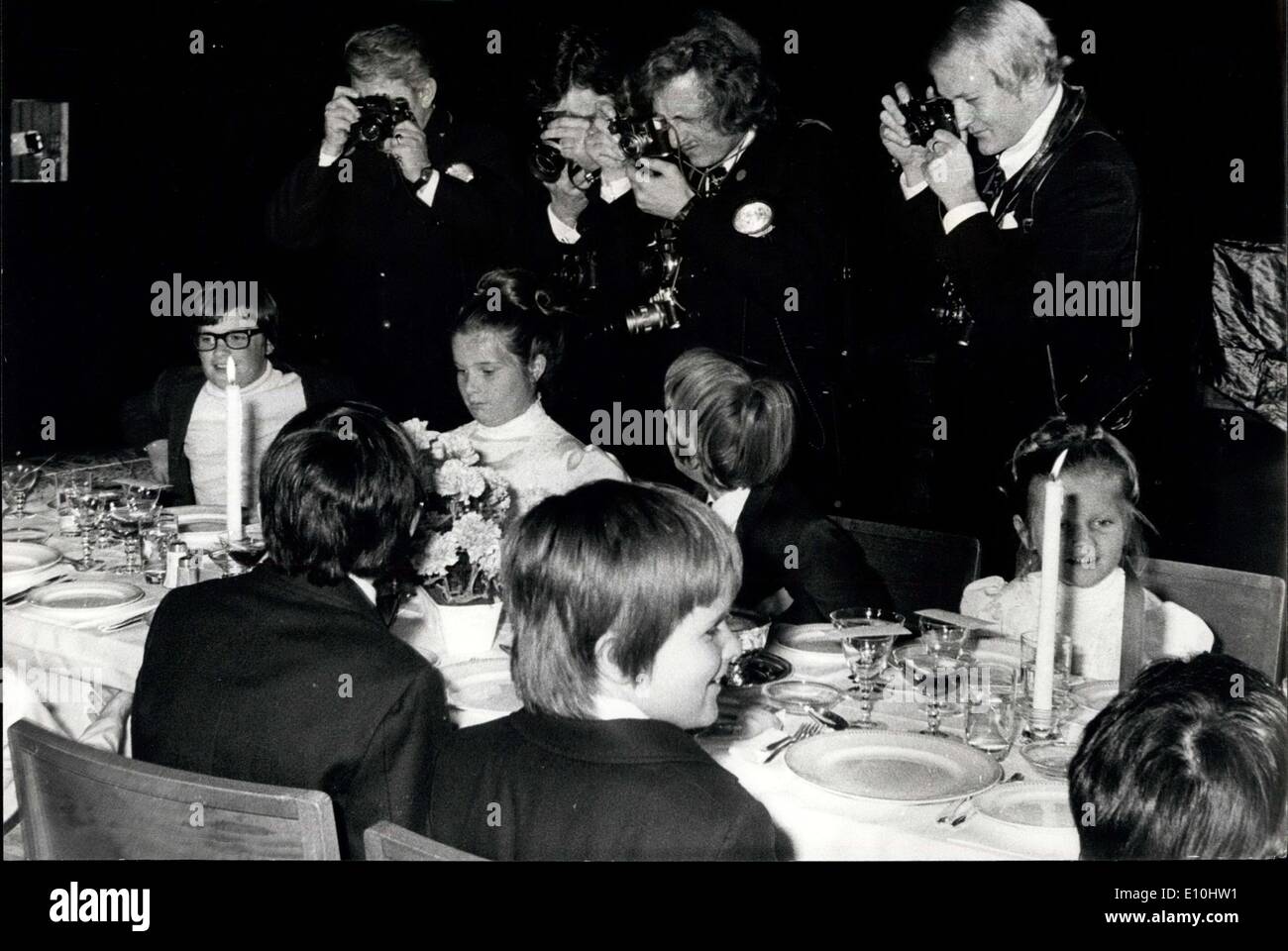 Dec. 12, 1972 - Nobel Prize Ceremony in Stockholm: Because of a heavy ...