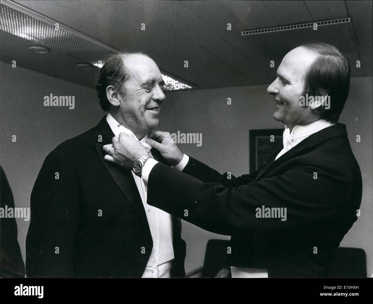 Dec. 12, 1972 - Nobel Prize ceremony in Stockholm.: Because of a heavy ...