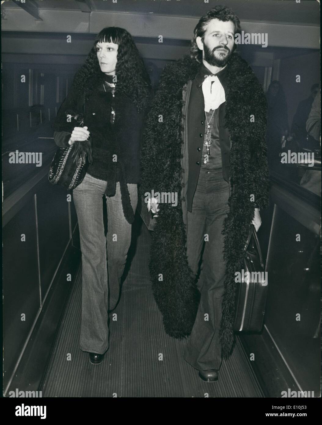 Mar. 03, 1973 - Ringo Off to New York : Photo shows Former Beatle Ringo ...