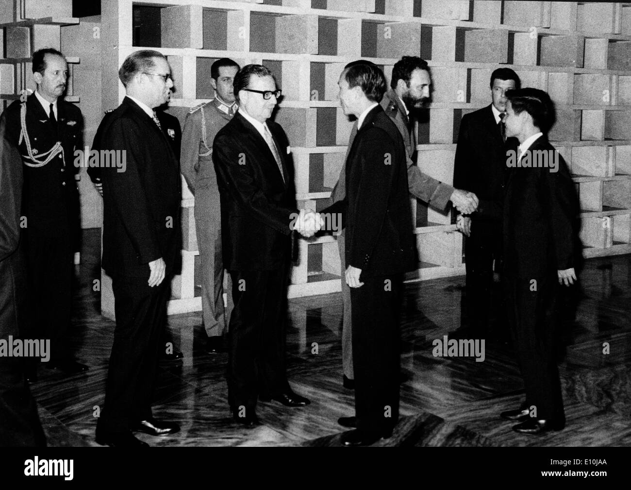 President OSVALDO DORTICOS of Cuba, President ALLENDE and Prime ...